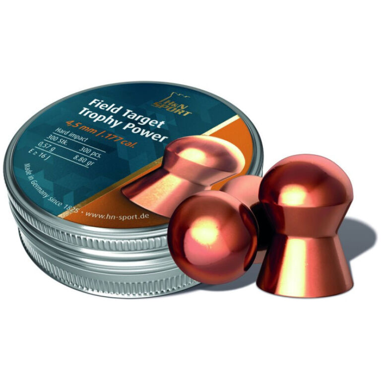 H&N Field and Target Trophy Power (4.5mm/.177 Pellets - 300 Rounds ...